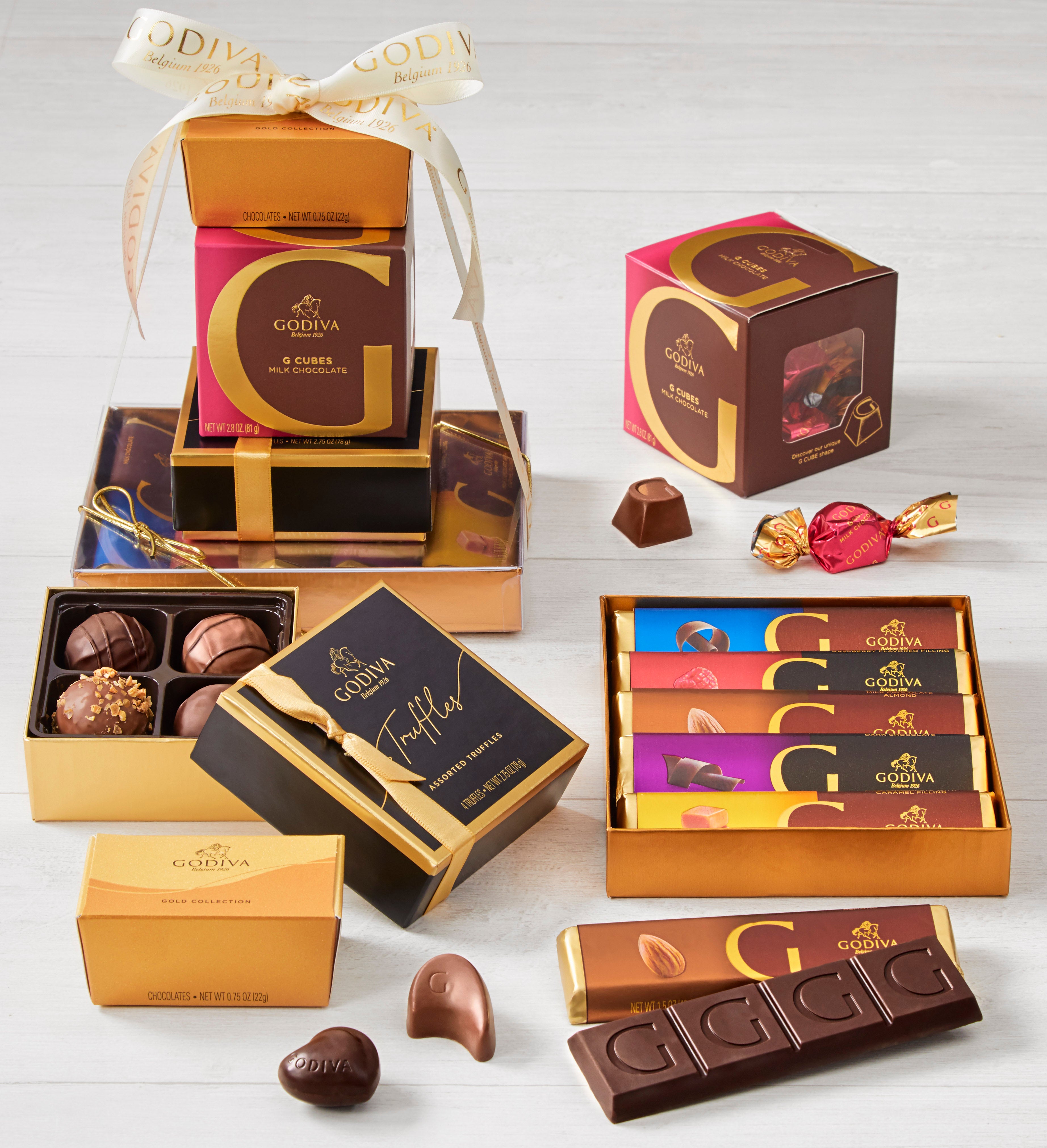 Exclusive Godiva Divine Chocolates Tower-Deluxe
