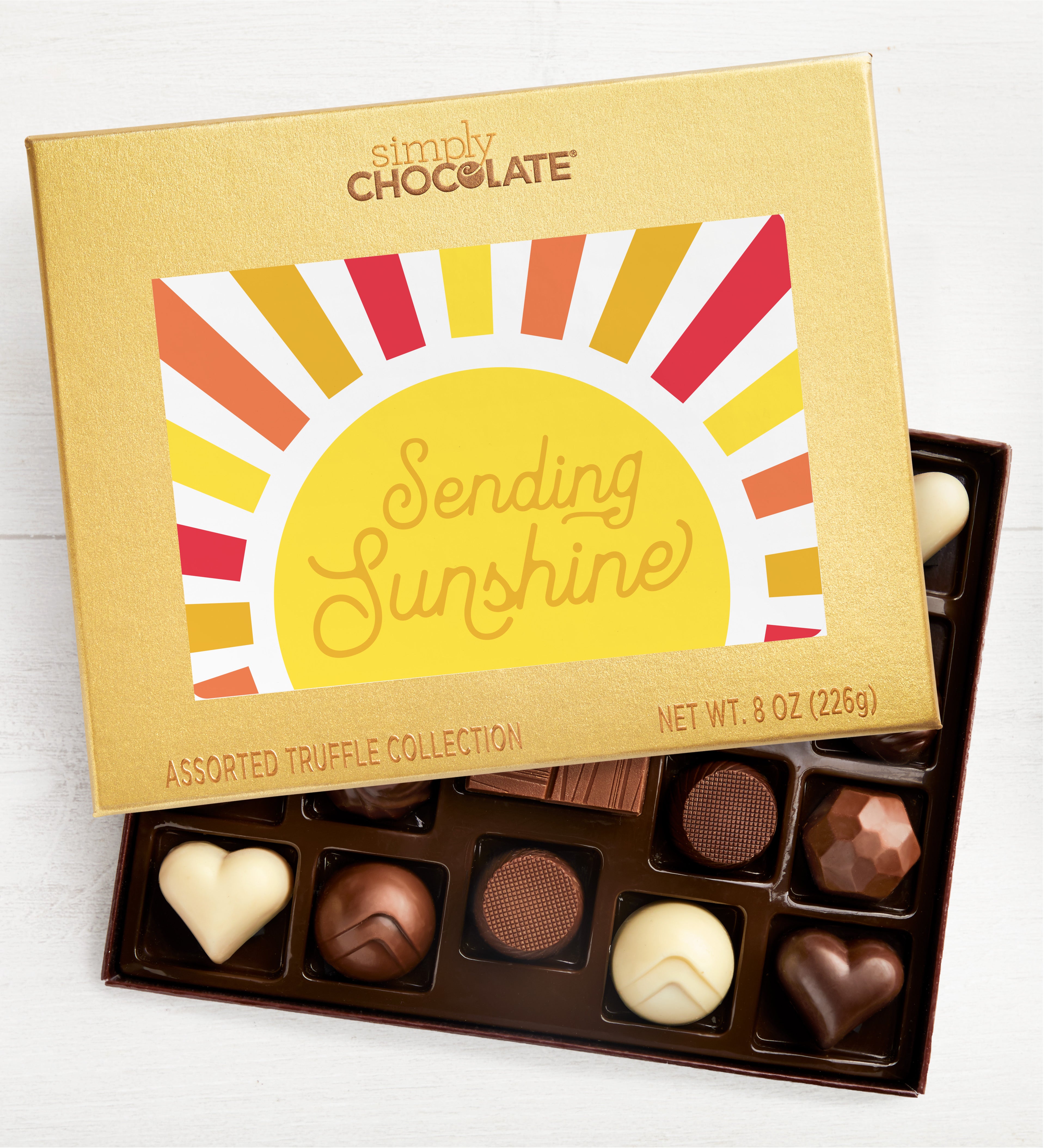 Simply Chocolate® Sending Sunshine 17pc Chocolate Box