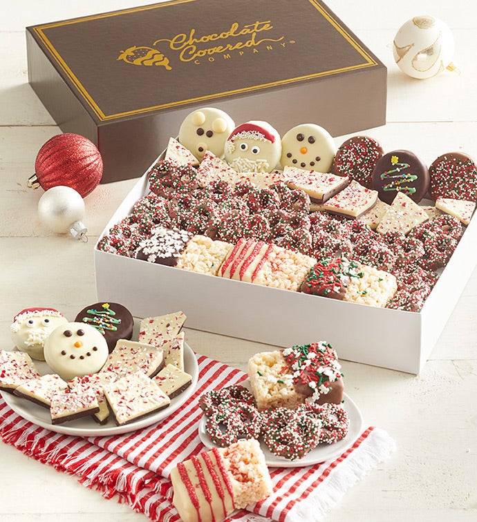 Holiday Belgian Chocolate Treat Sampler | SimplyChocolate.com-1025